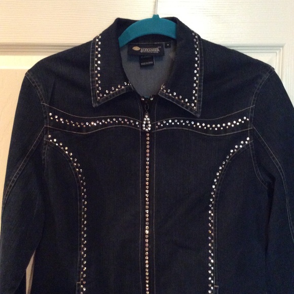 Christine Alexander | Jackets & Coats | Christine Alexander Dark Denim ...